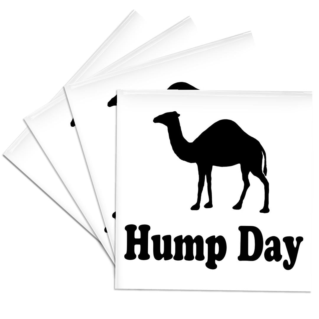 3dRose, Hump Day, Set of 4 Ceramic Tile Coasters - Walmart.com