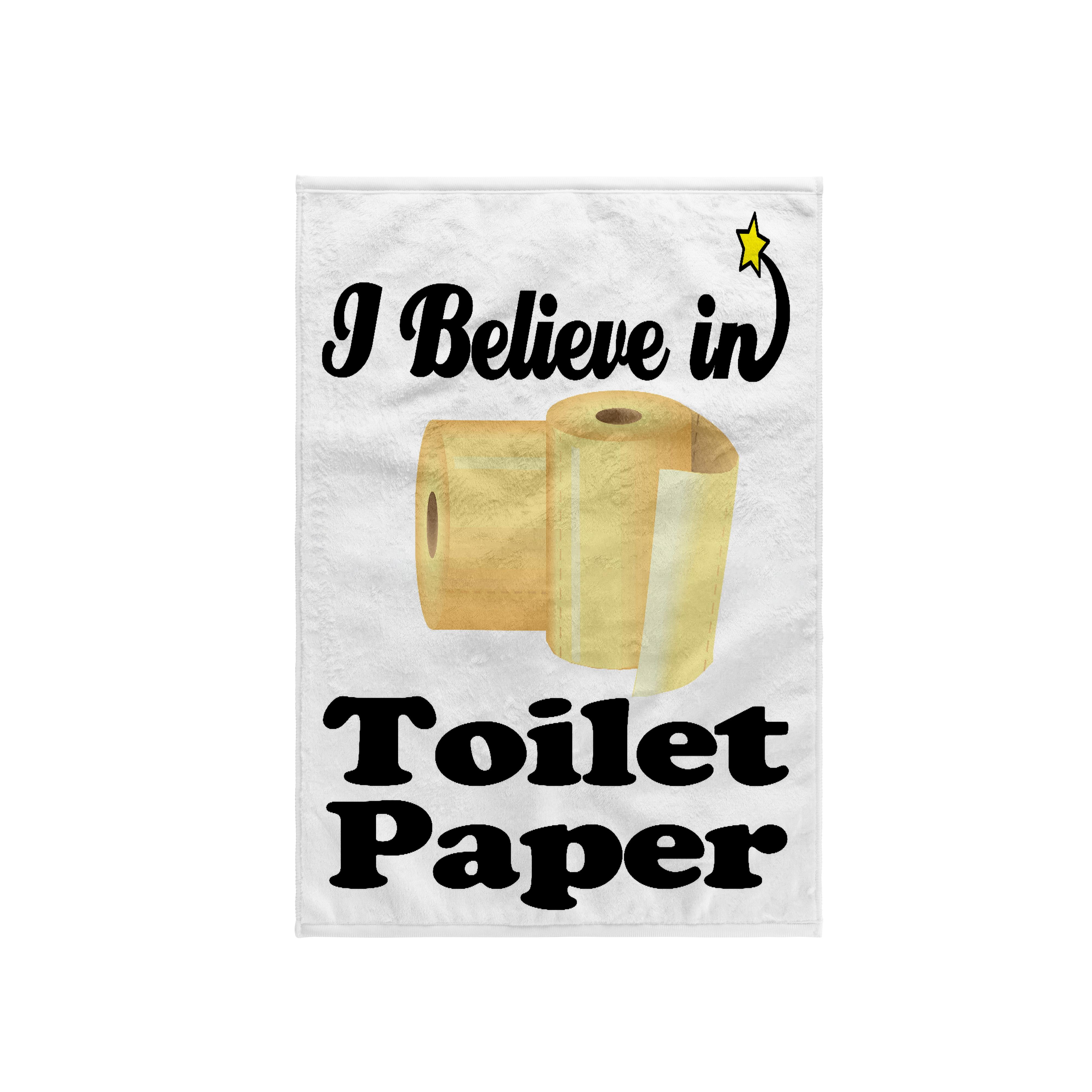 3dRose, I Believe In Toilet Paper, 15x22 Hand Towel - Walmart.com