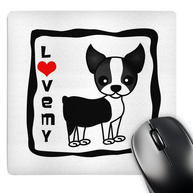 3dRose, I Love My Boston Terrier, Mouse Pad - Walmart.com