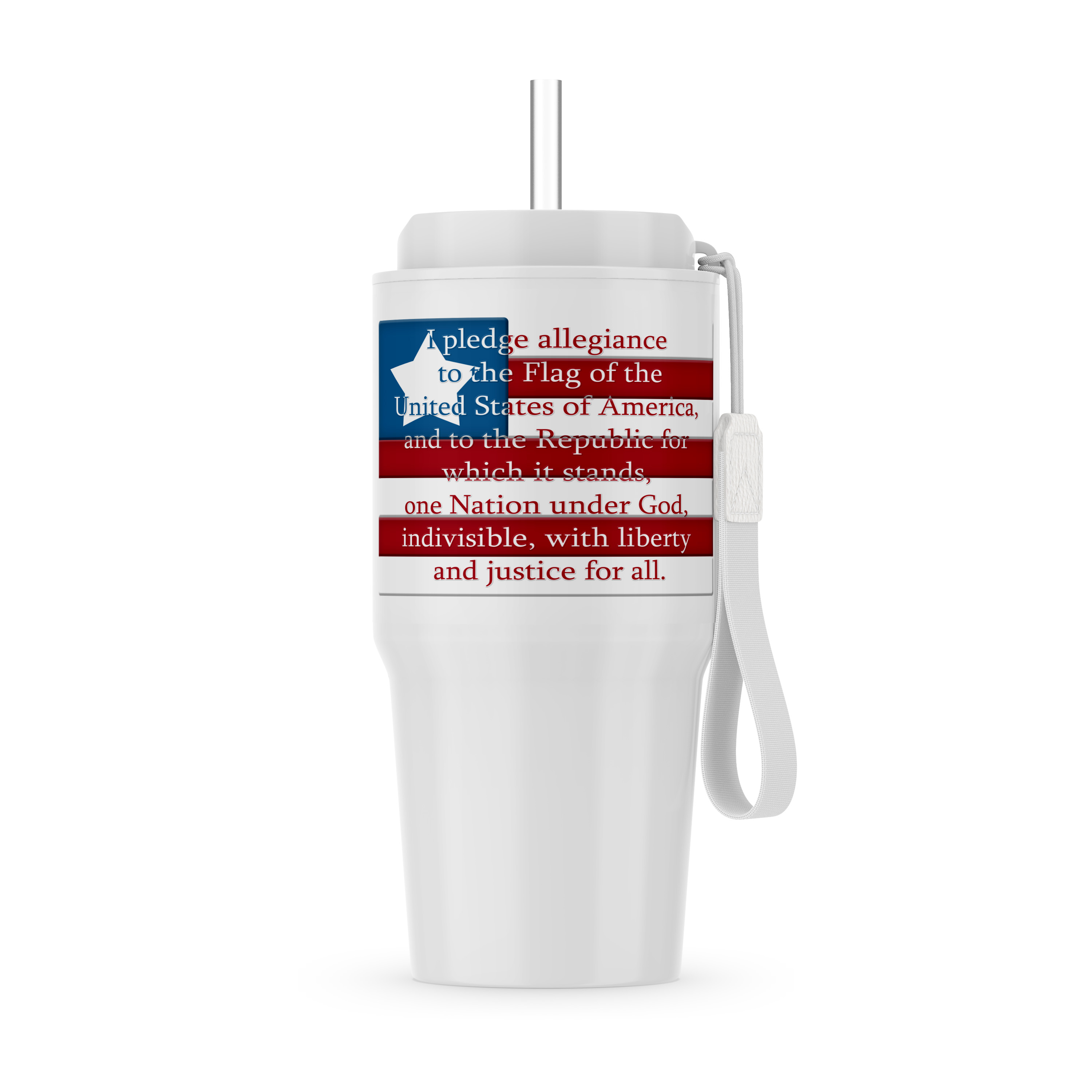 I Pledge Of Allegiance On A Usa Flag , 20oz Tumbler - Walmart.com
