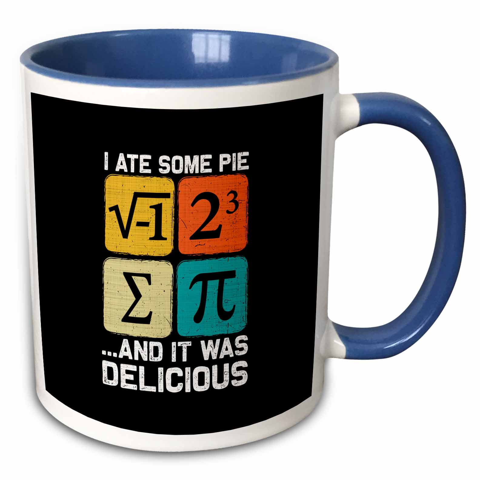 3drose, I Ate Some Pie and It Was Delicious Funny Text, Math Symbols Pi ...