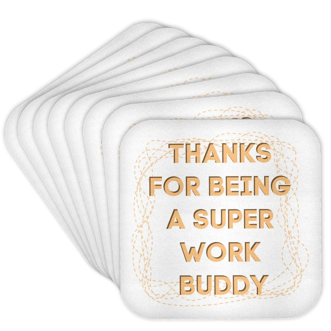 3drose, Image of Thank You for Being a Super Work Buddy, Set of 8 ...