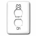3dRose, Image of Keep Calm And Game On Quote, 2 plug outlet cover ...