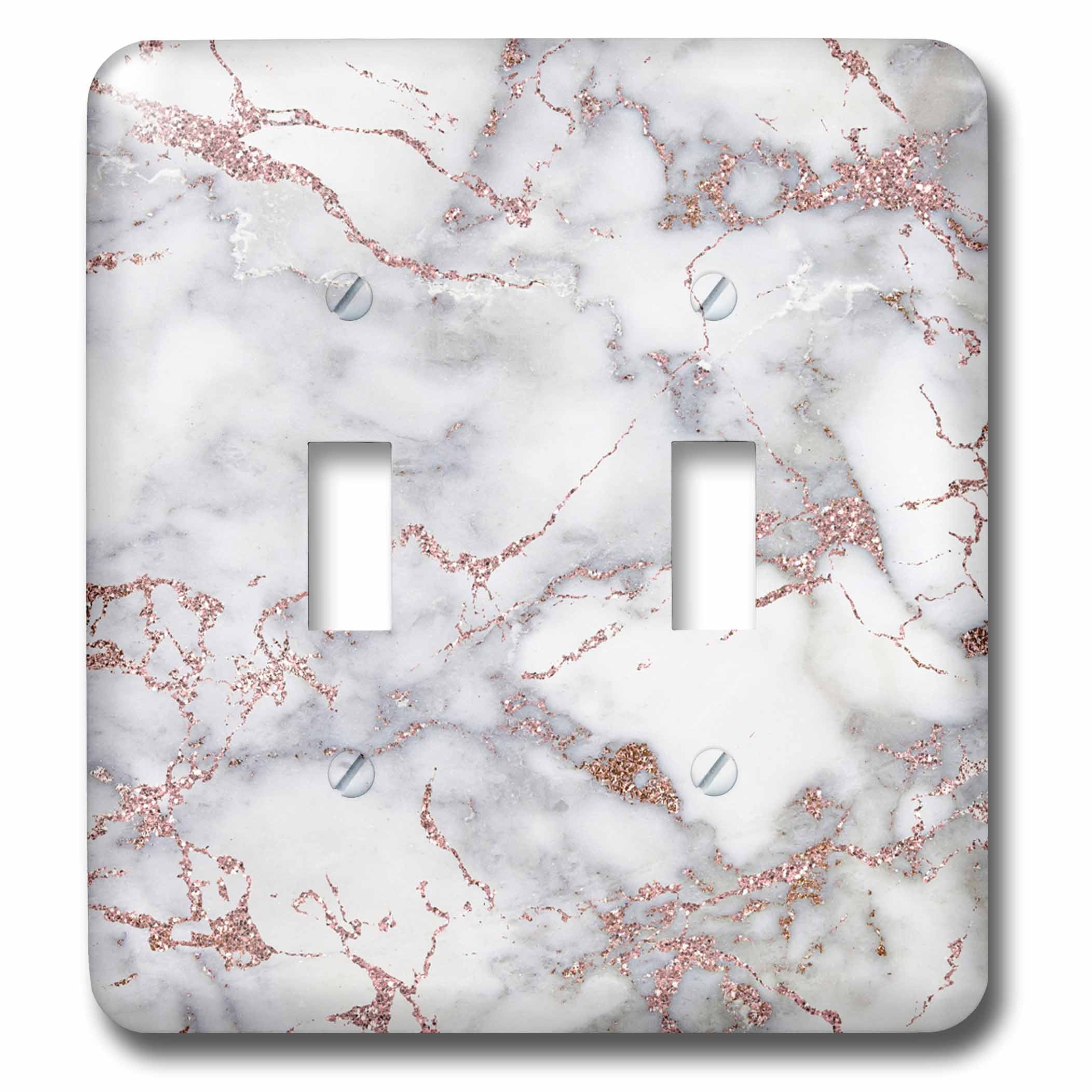 3dRose, Image of Shiny Luxury Trendy Rose gold Glitter Marble Agate ...