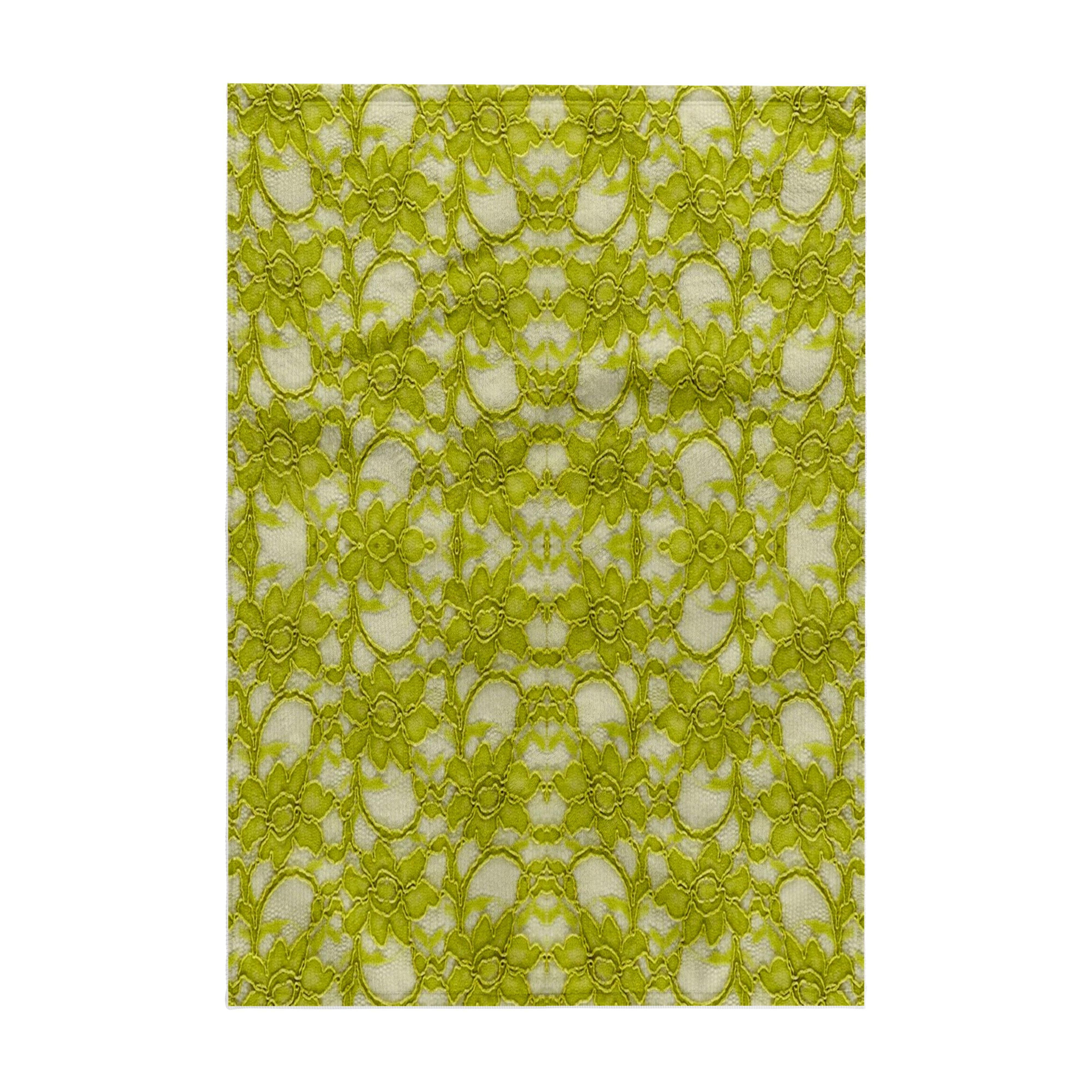3dRose, Image of Trendy Chartreuse Lace, 15x22 Hand Towel - Walmart.com