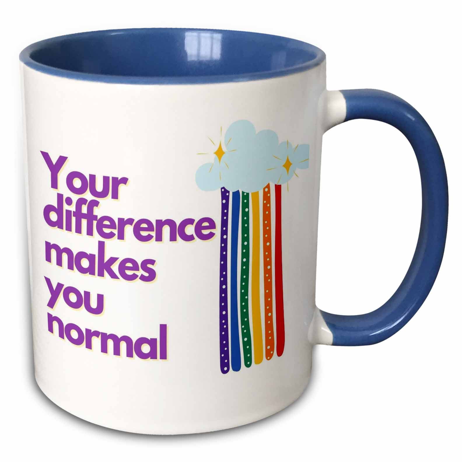 3drose, Image of a Rainbow with Text of Your Difference Makes You ...