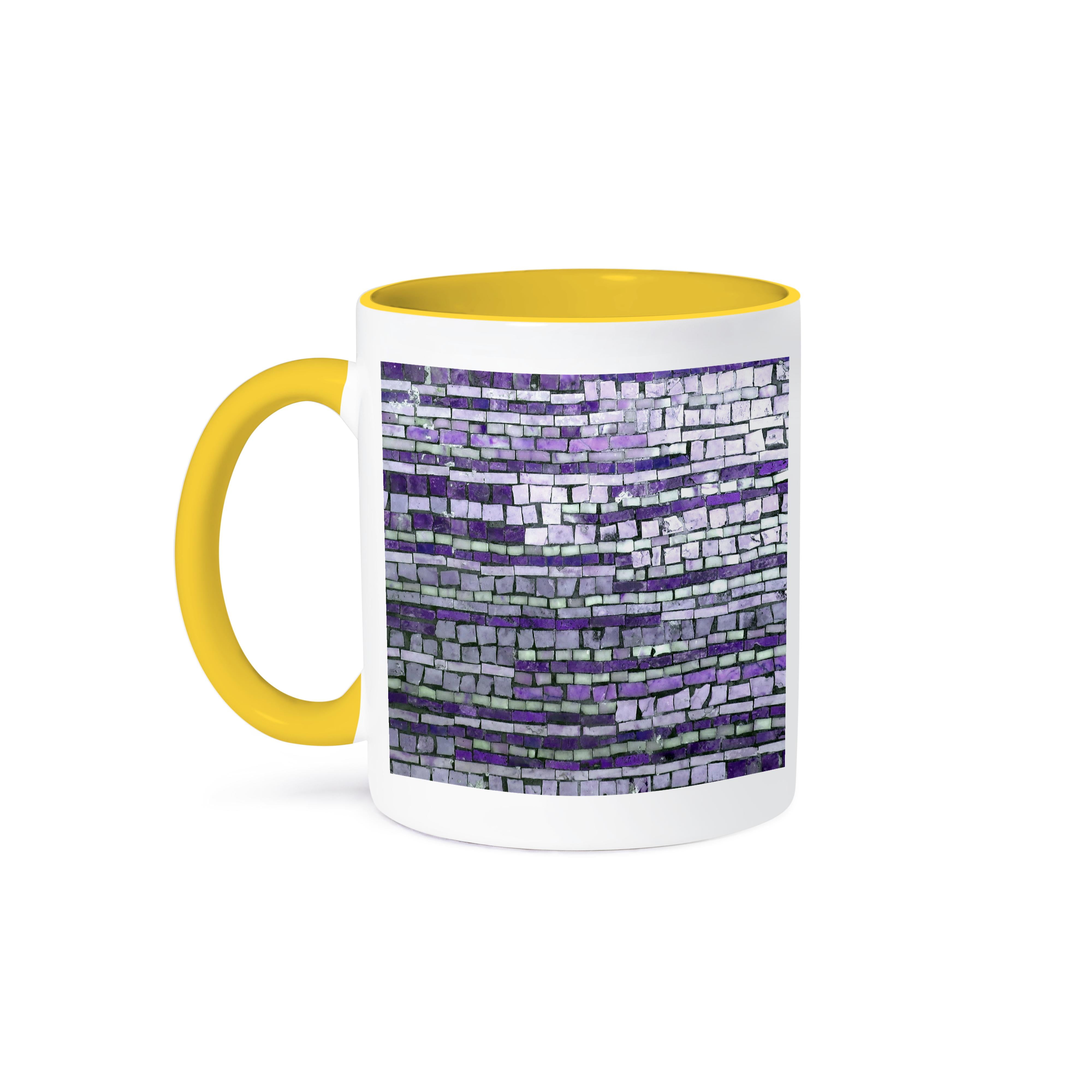 3dRose, Image of striped purple mosaic lilac violet squares in stripe ...