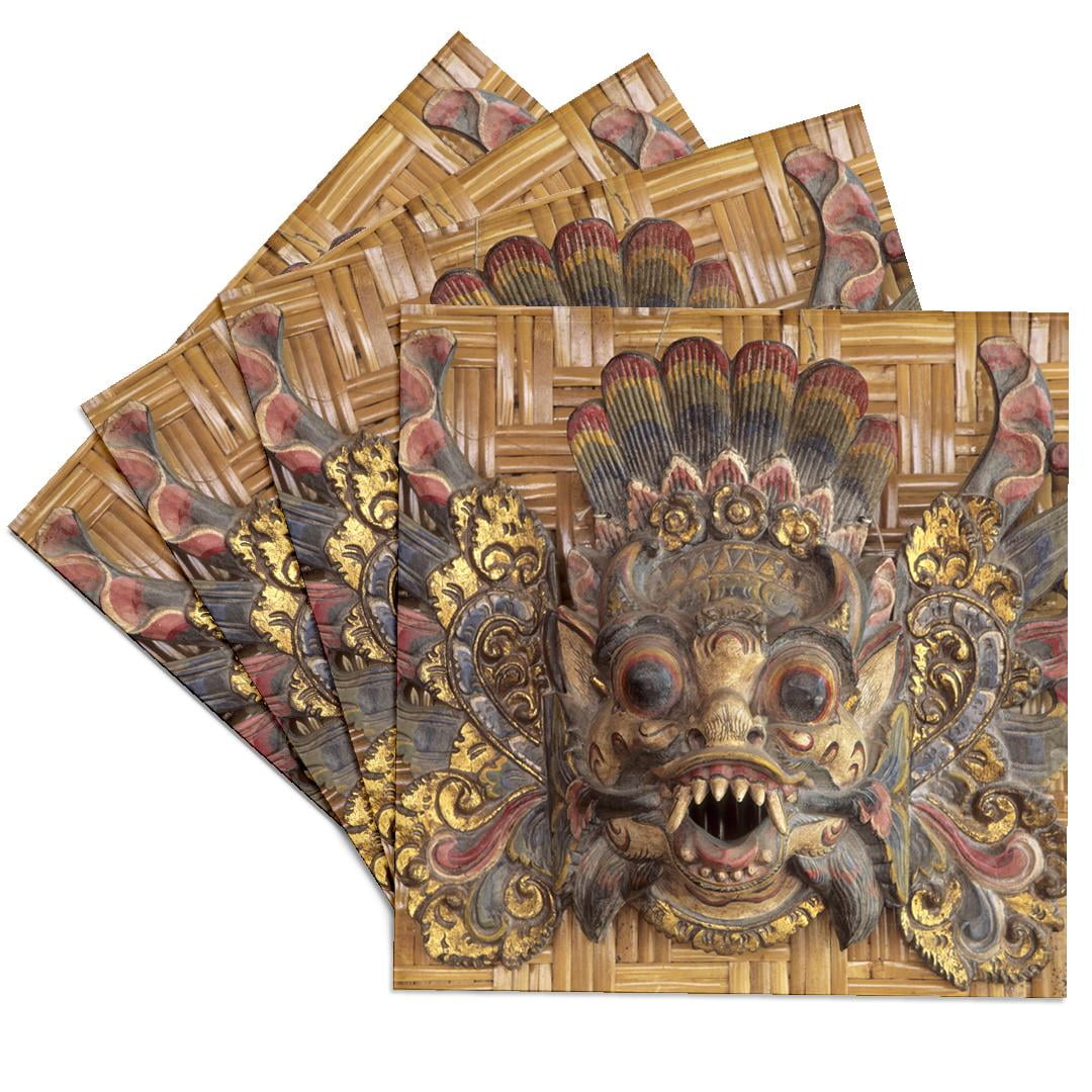 3dRose, Indonesia, Bali, Ubud, Barong mask, souvenir -AS11 JME0098 ...