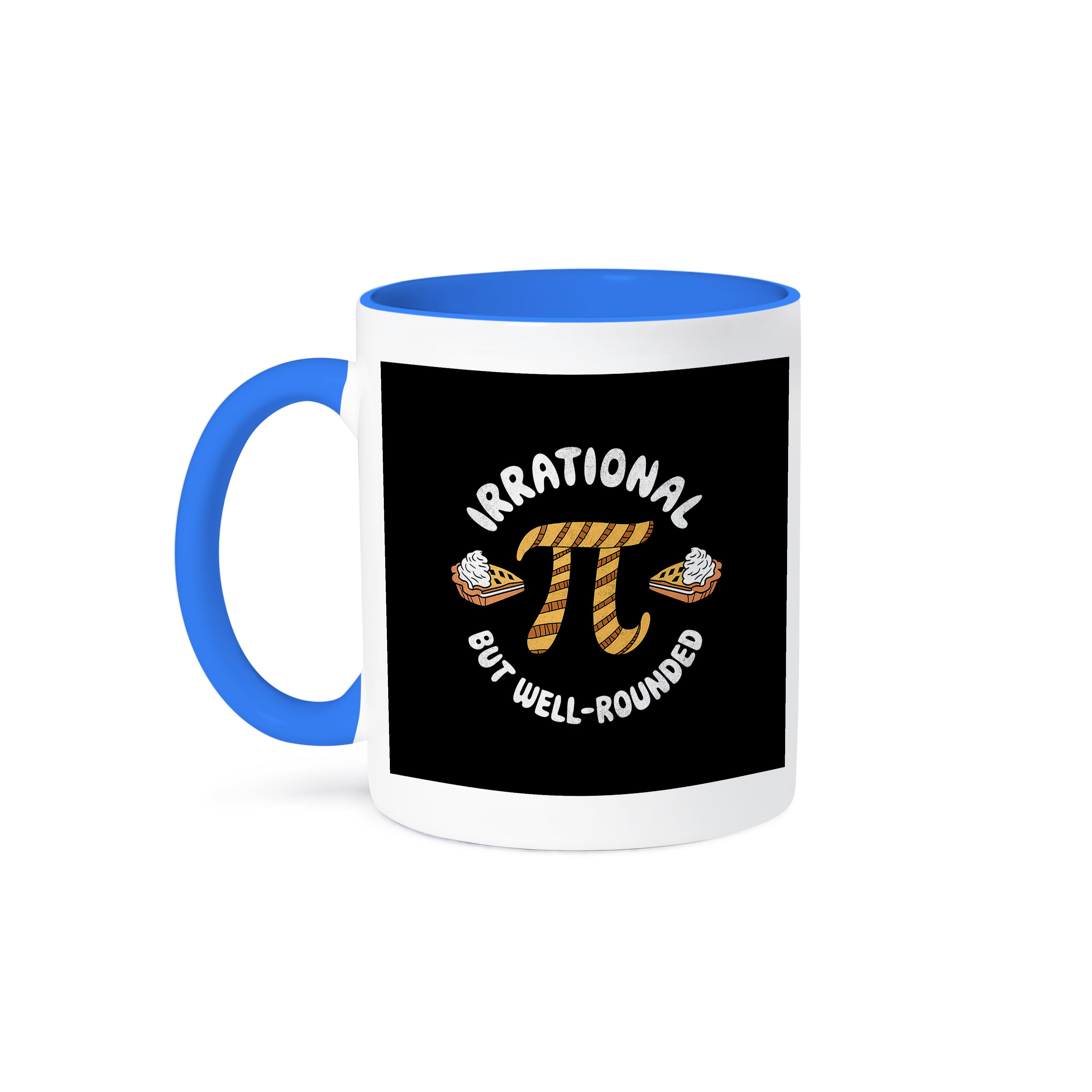 3dRose, Irrational but well rounded Pi math symbol, two slices of yummy ...