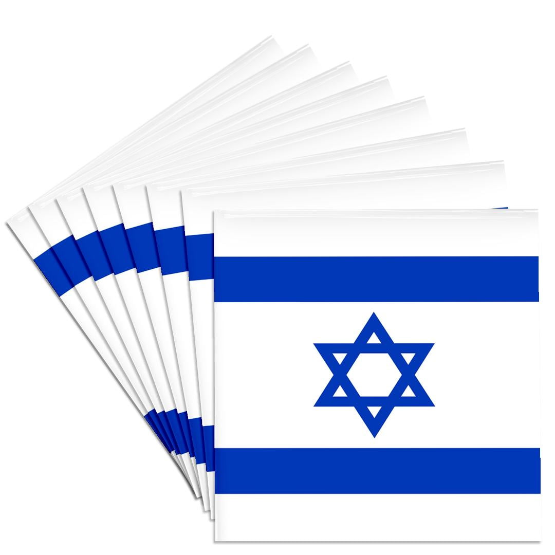 3dRose, Israeli flag - Blue and white with magen david star - Jewish ...