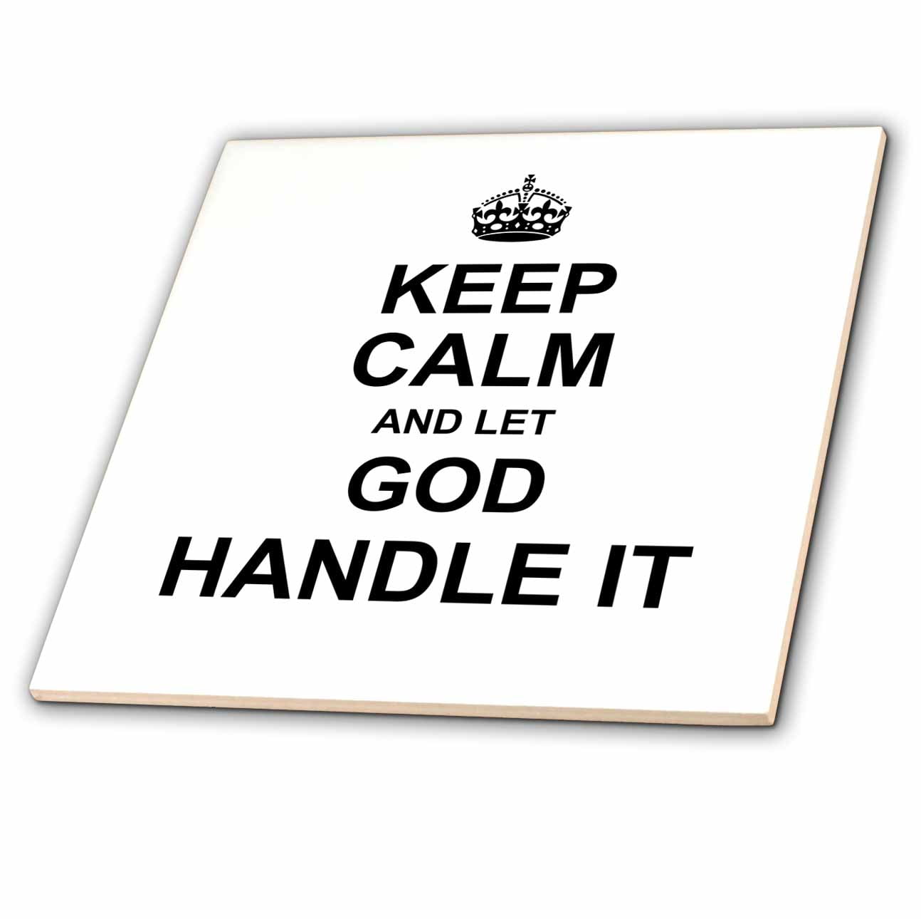 3dRose, Keep Calm and Let God Handle it. Have faith religious spiritual ...