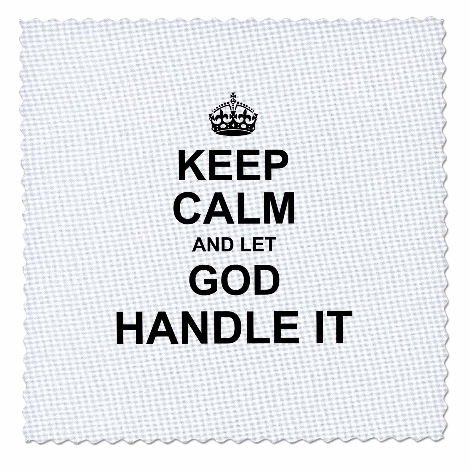 3dRose, Keep Calm and Let God Handle it. Have faith religious spiritual ...