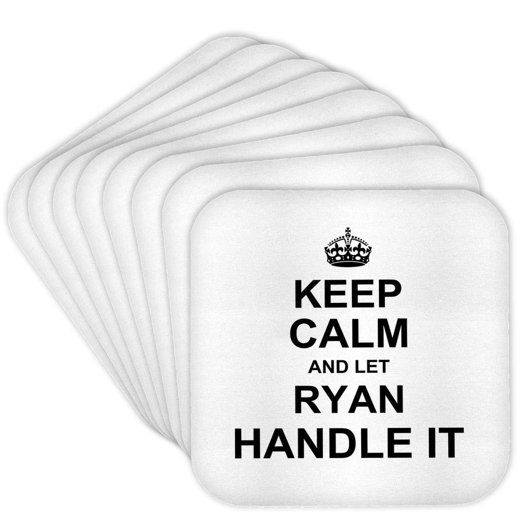 3dRose, Keep Calm and Let Ryan Handle it - funny personal name, Set of ...