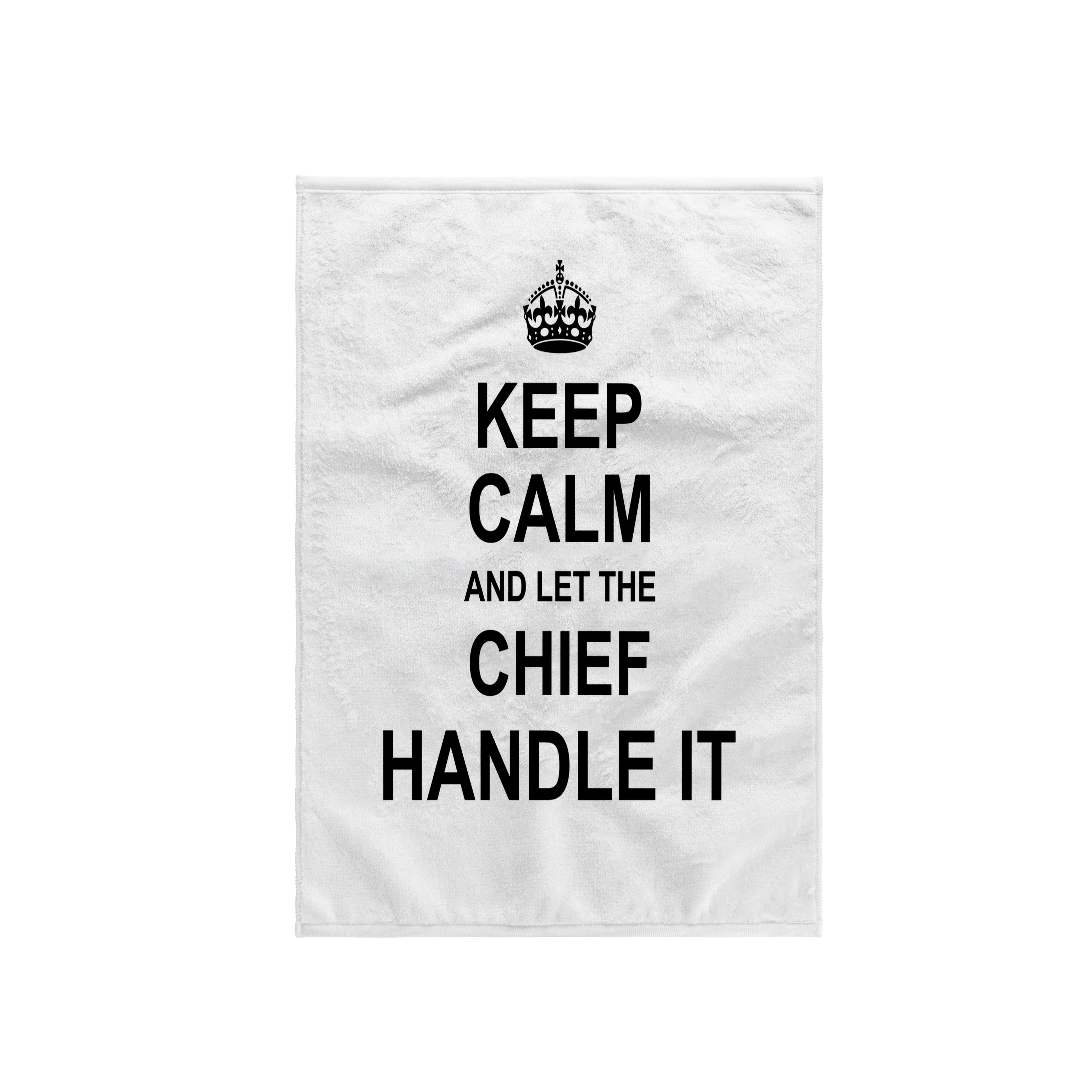 3dRose, Keep Calm and Let the Chief Handle it - funny career job pride ...