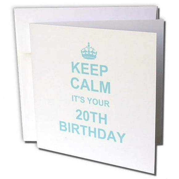 Happy 20th Birthday Card