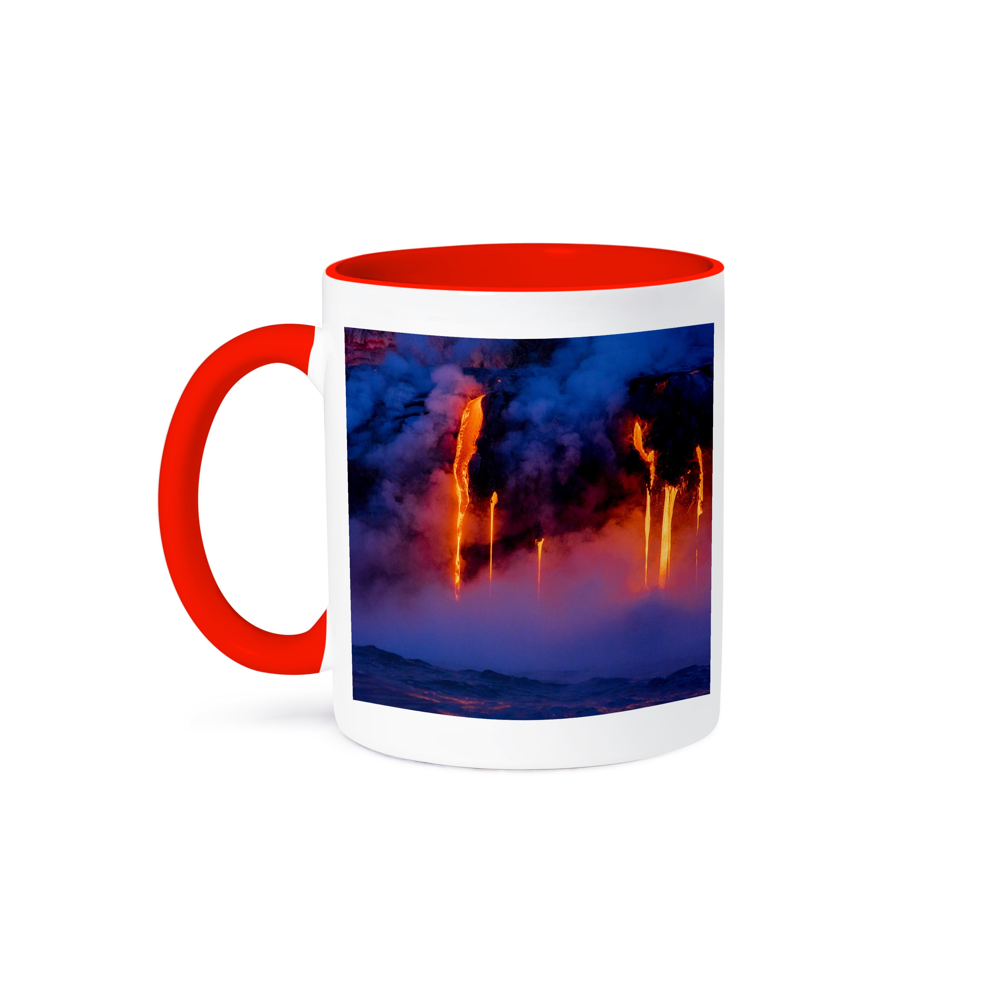 3dRose, Kilauea Volcano. Hawaii Volcanoes National Park, Hawaii., 11oz ...