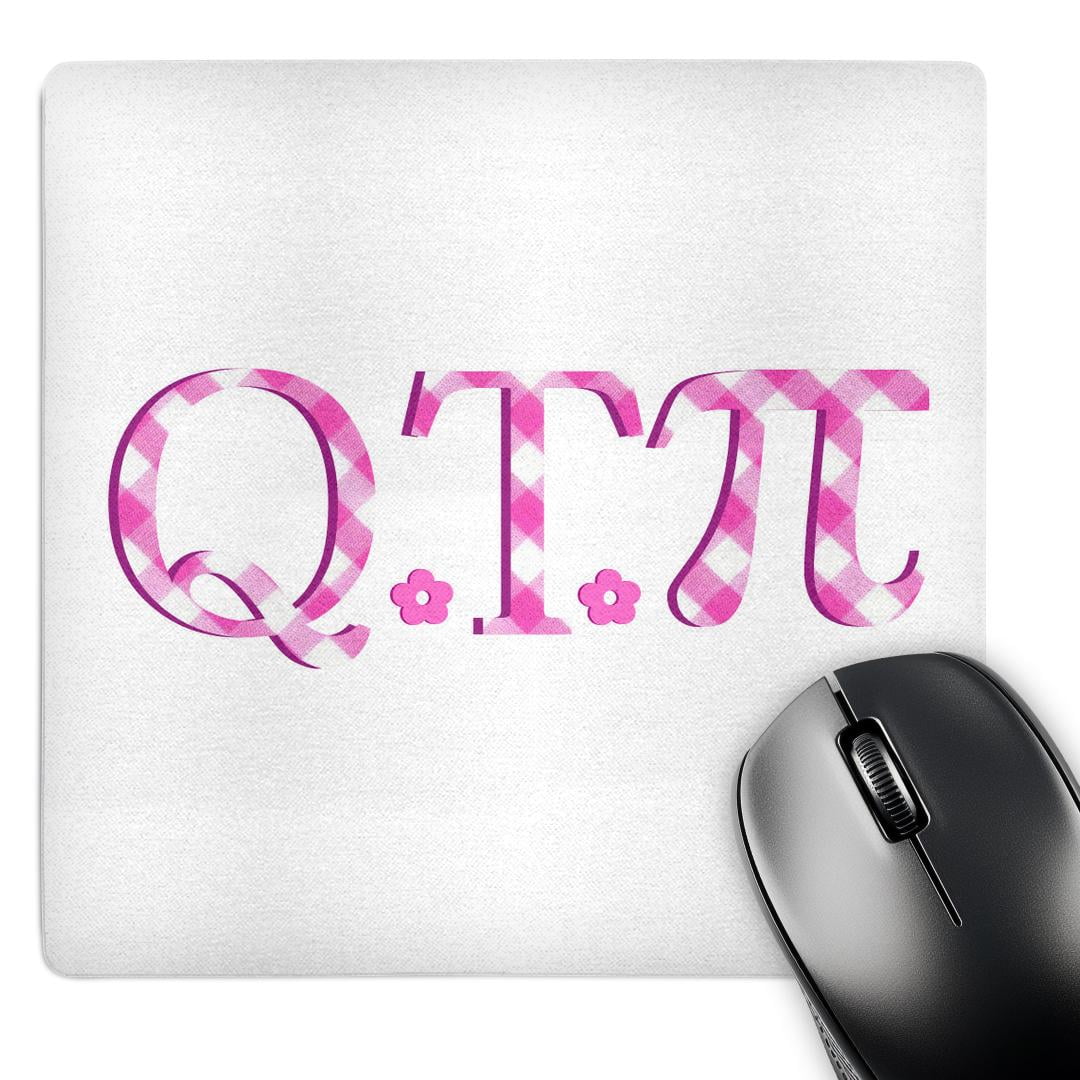 3dRose, QT pi - cute pink cutie pie math pun - geeky girly mathematics ...