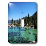 3dRose, Lake Tahoe Sand Harbor Beautiful View, single toggle switch ...
