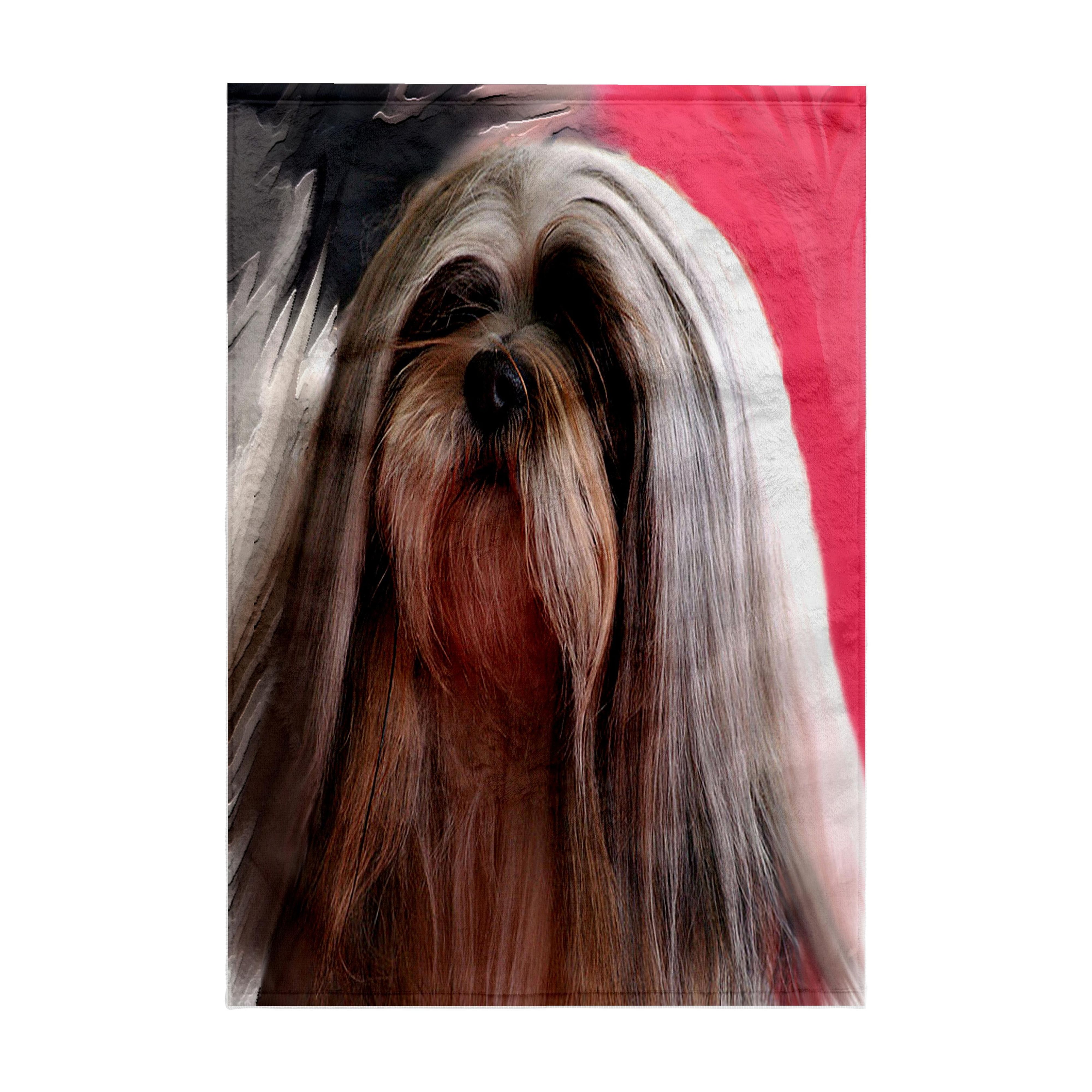 3dRose, Lhasa Apsos Portrait, 15x22 Hand Towel - Walmart.com