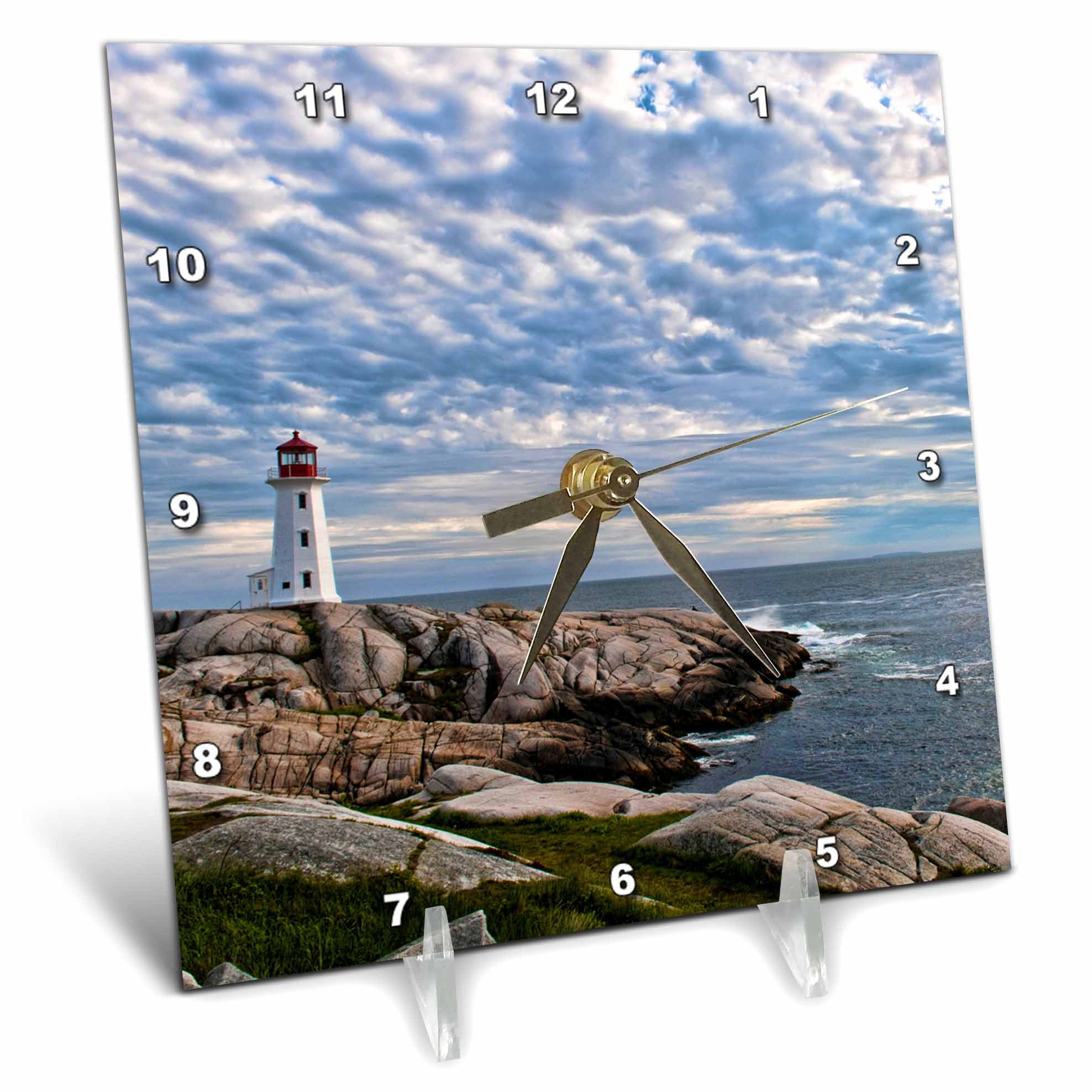 3dRose, Lighthouse in Peggys Cove, Nova Scotia-CN07 BBA0022 - Bill ...