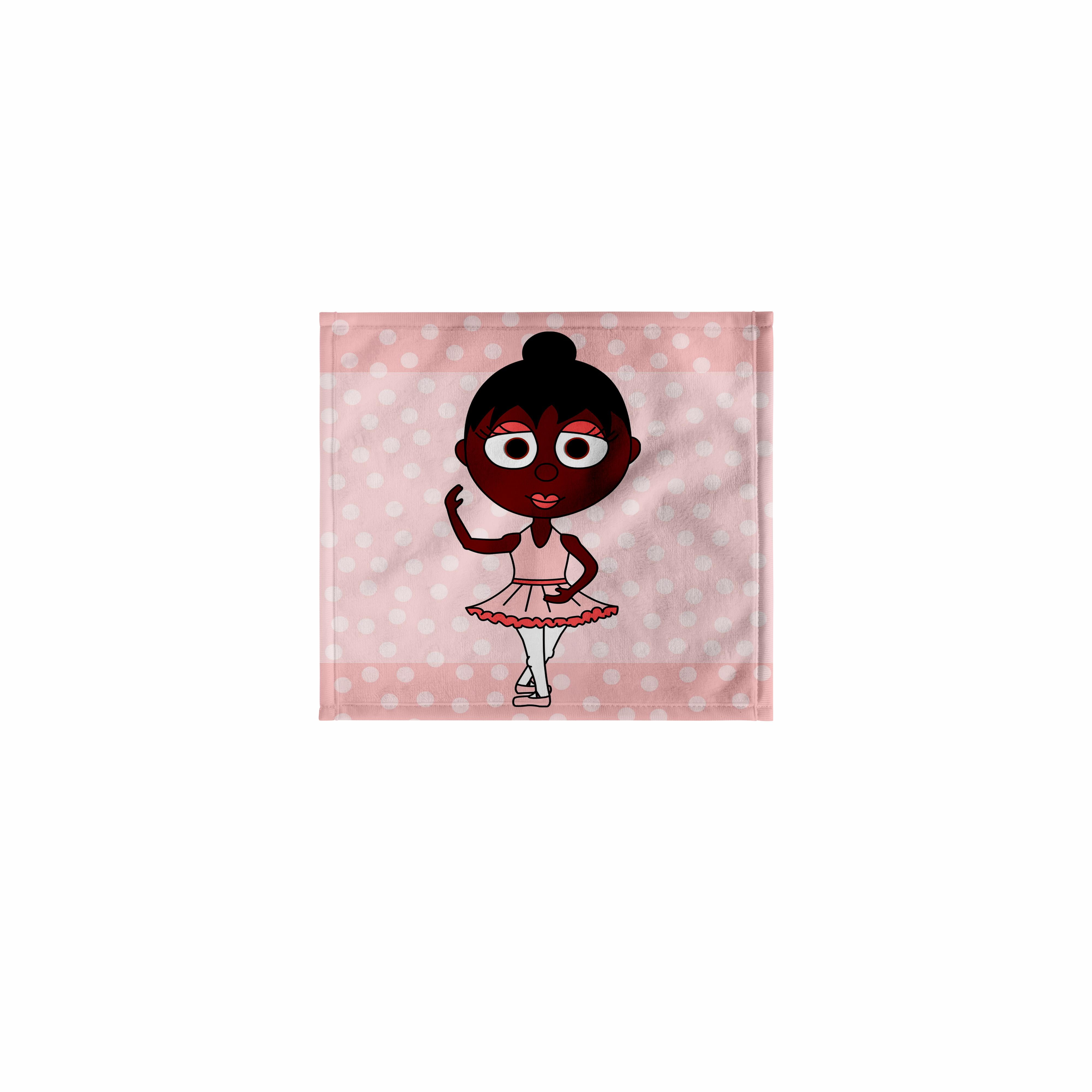 3dRose, Little Ballerina – African American Fourth Position, 11x12 Wash ...