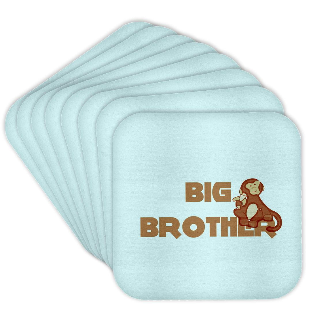 3dRose, Little Monkey Big Brother Art - Kids and Families, Set of 8 ...