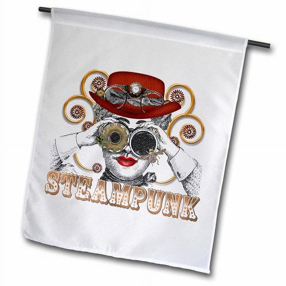 3dRose Looking Steampunked Steampunk Collage Art Polyester 2'3'' x 1'6 ...