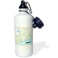 3dRose Map Of Maine, Sports Water Bottle, 21oz - Walmart.com