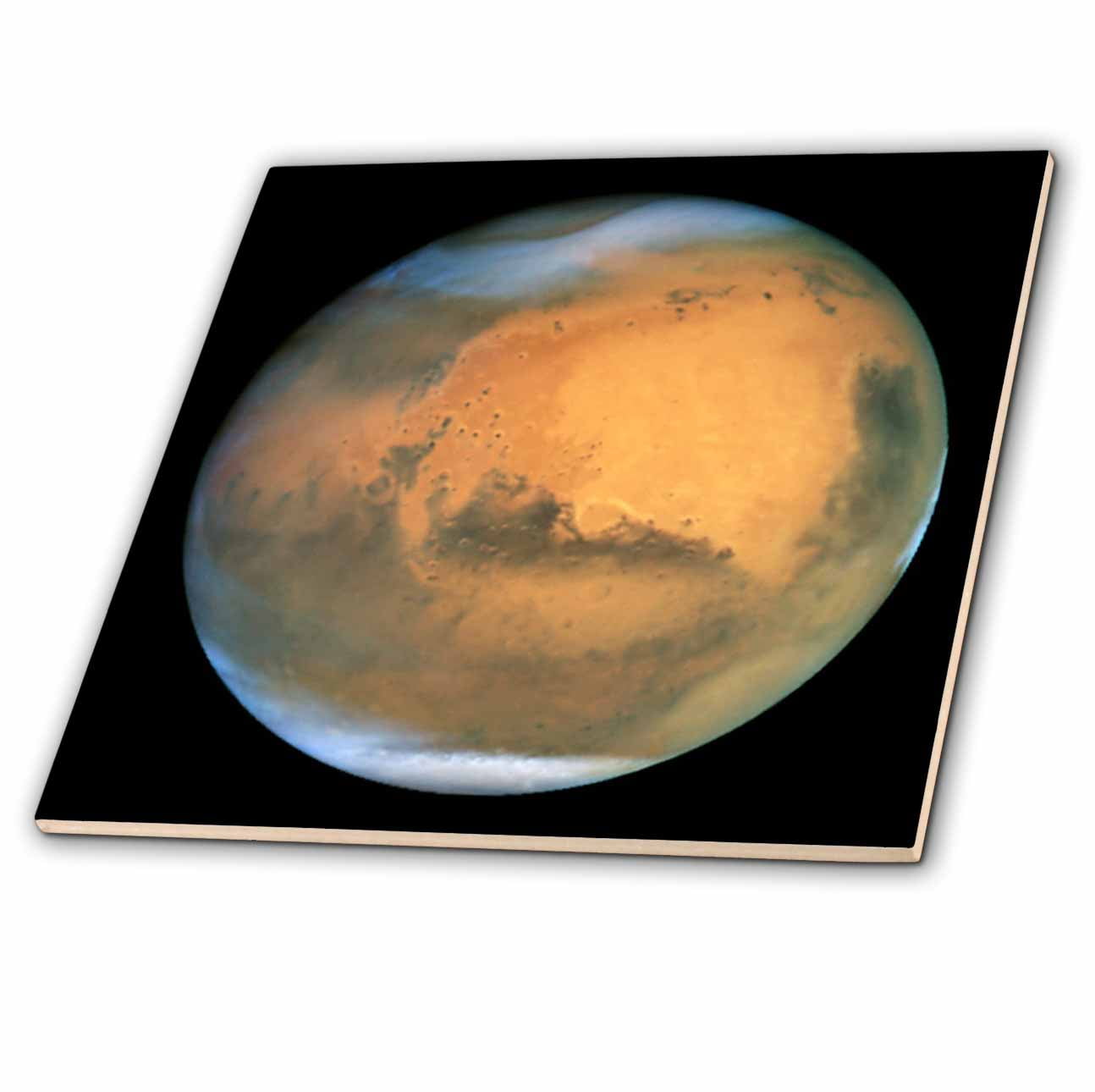 3dRose Mars As Seen From Hubble - Glass Tile, 12-inch - Walmart.com