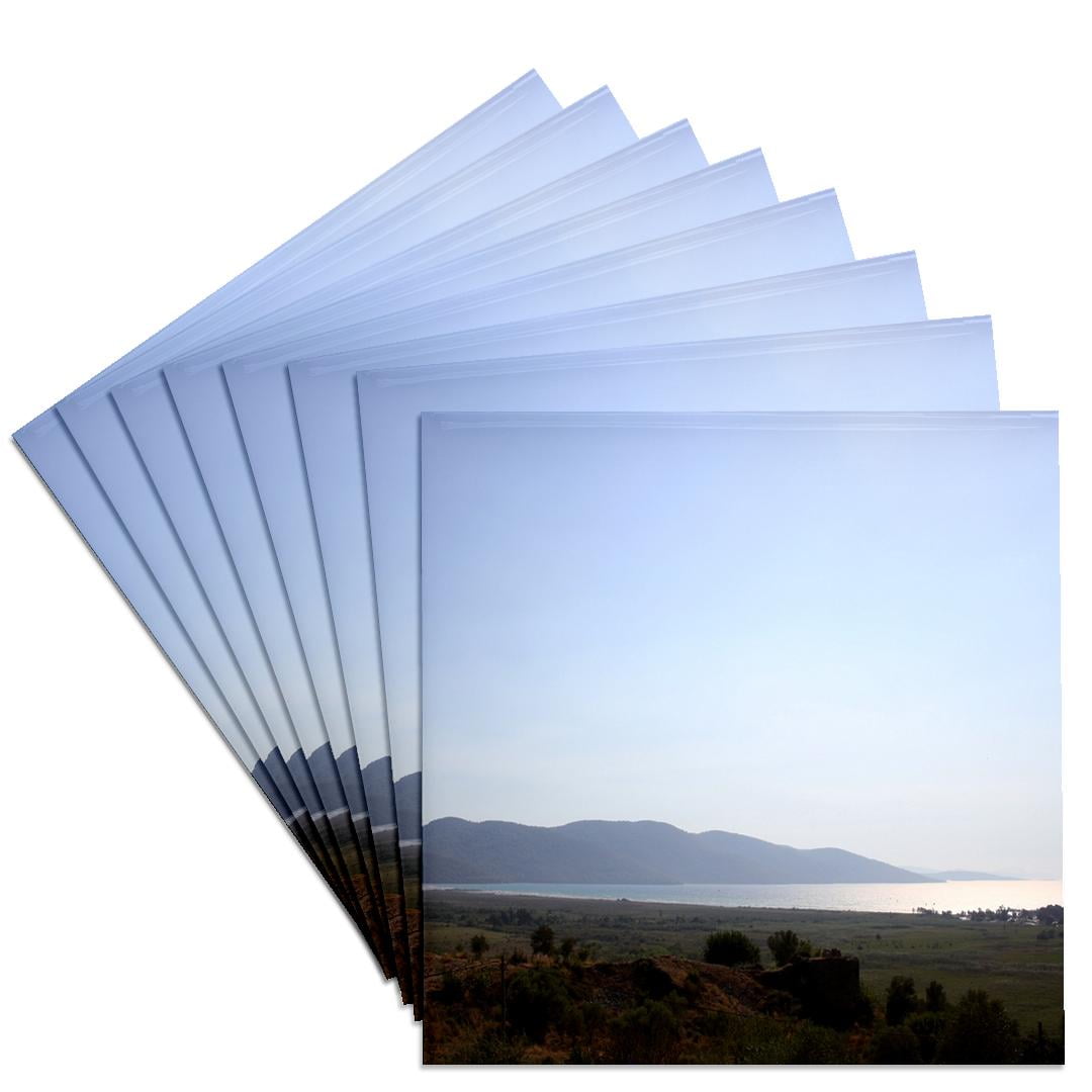 3drose, Medieval Castle Walls Akyaka Turkiye, Set of 8 Ceramic Tile ...