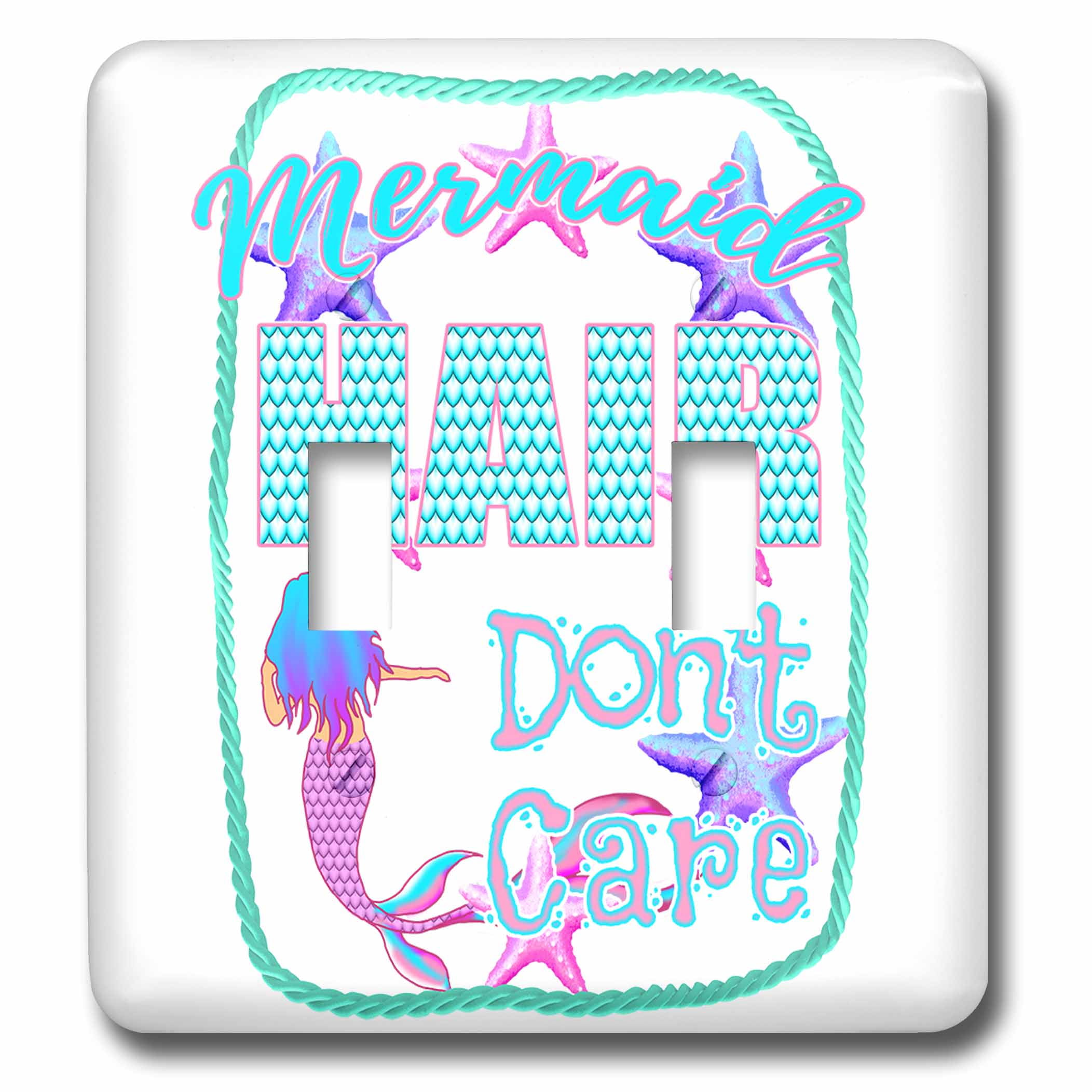 3dRose, Mermaid hair dont care, bright colors for anyone who loves the ...