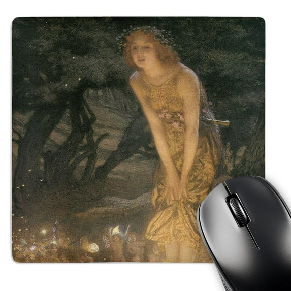 3dRose, Midsummer Eve, John Atkinson Grimshaw Fantasy Fairy Painting, Mouse Pad - Walmart.com