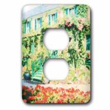 3dRose, Monet Home Impressions, 2 plug outlet cover - Walmart.com