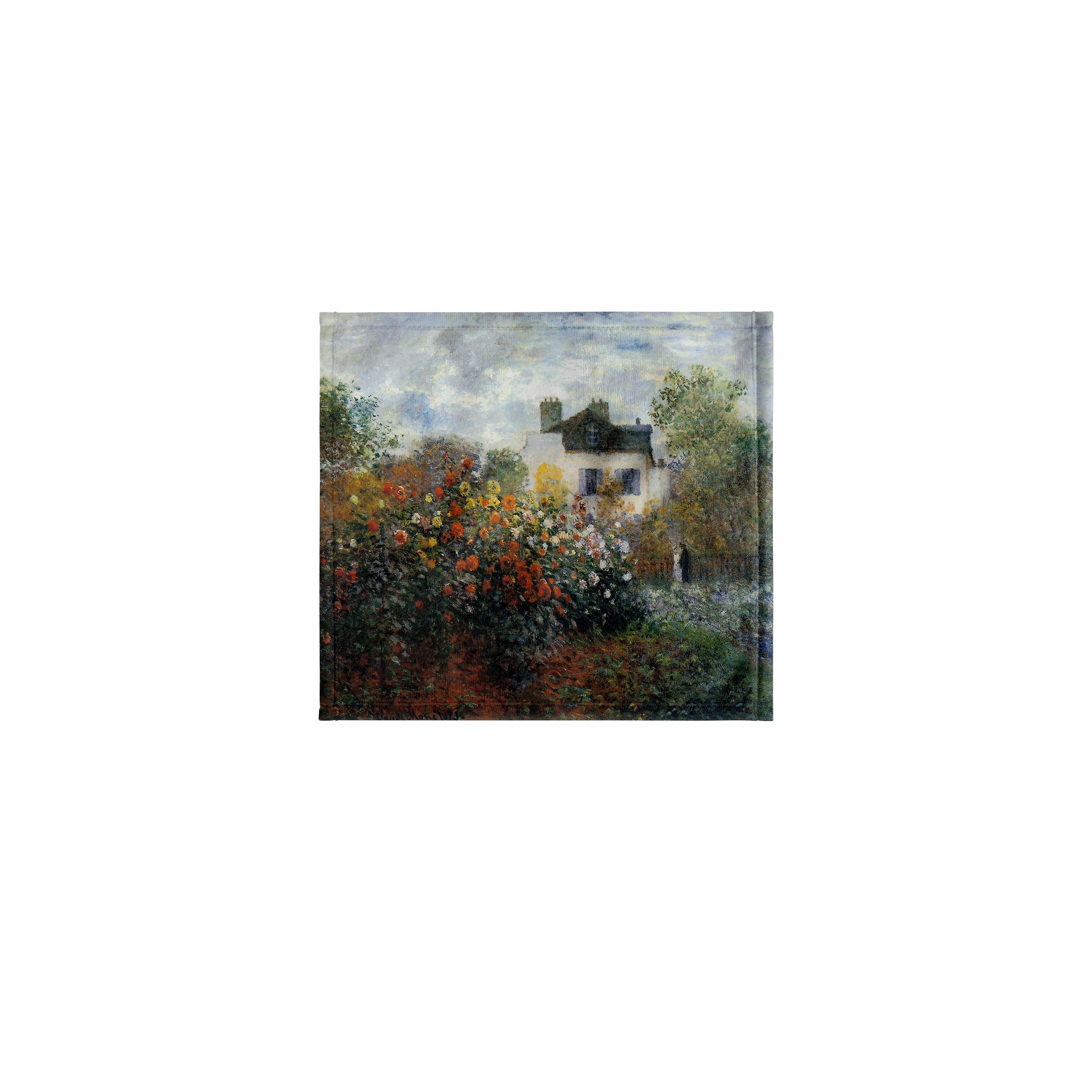3dRose, Monets Garden at Argenteuil by Claude Monet, 1873, 11x12 Wash ...
