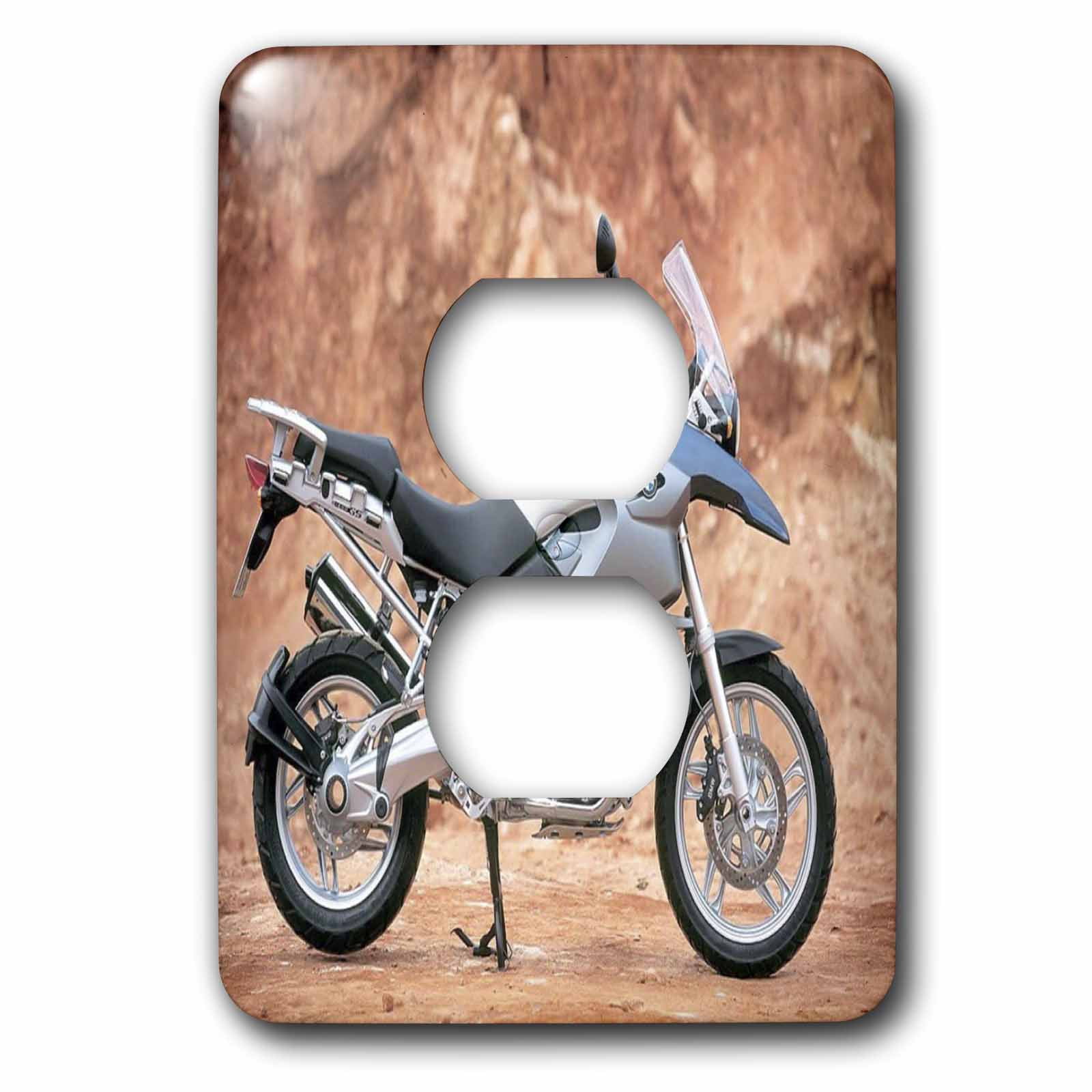 3dRose, Motorcycle Standing, 2 plug outlet cover - Walmart.com