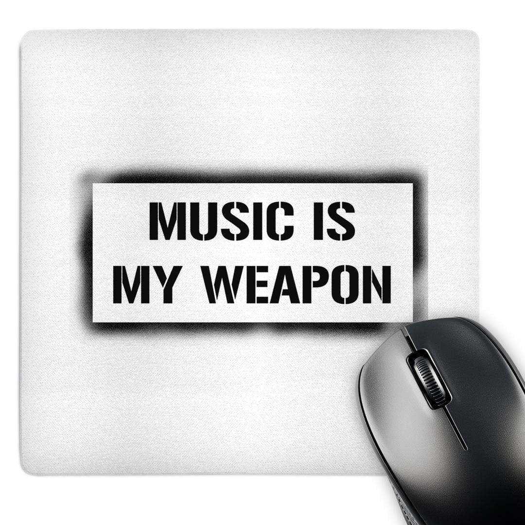 3dRose, Music is My Weapon, Mouse Pad - Walmart.com