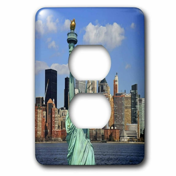 3dRose, NYC Statue Of Liberty, 2 plug outlet cover - Walmart.com