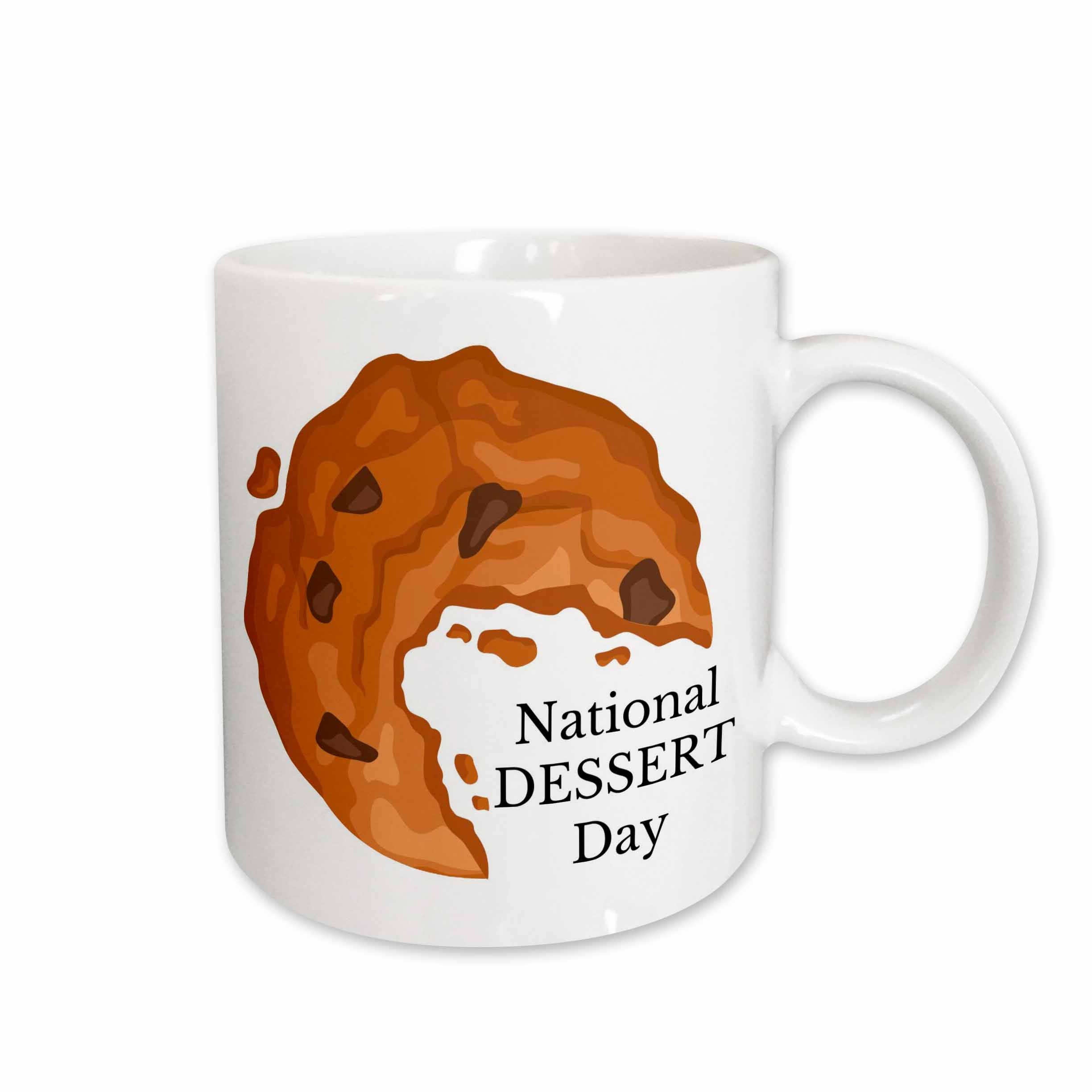 3drose, National Dessrt Day Cookie Only, 11oz Mug - Walmart.com