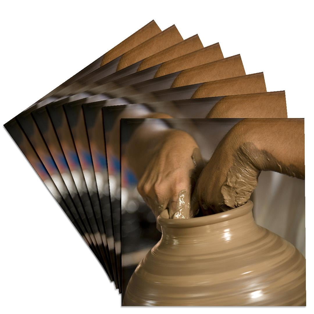 3drose, Nicaragua, Catarina. Pottery Wheel and Clay - Sa14 Jme0129 ...