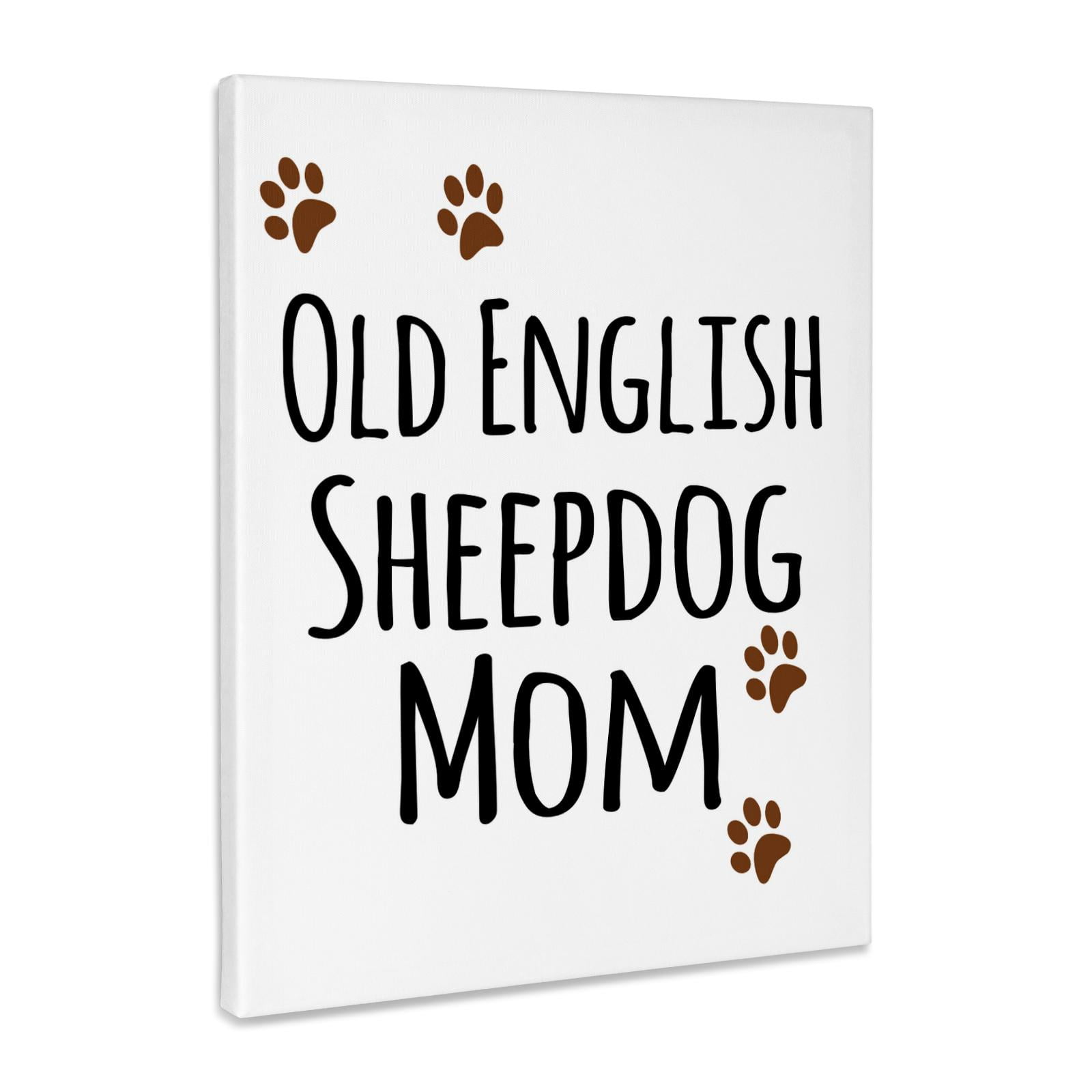 3dRose, Old English Sheepdog Mom - Sheep Dog - Doggie by breed - brown ...