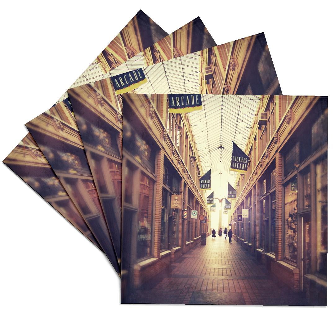 3dRose, On The Mall - stylized photograph of shopping arcade located in ...
