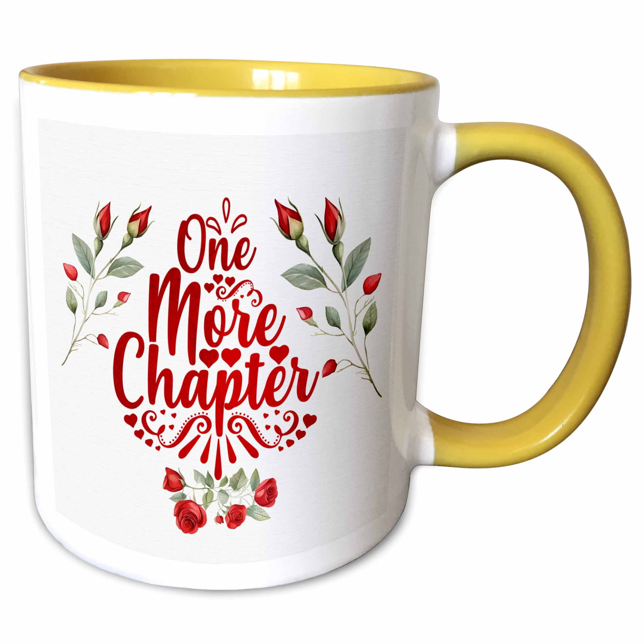 3drose, One More Chapter Typography and Red Roses Anniversary, 11oz Two ...
