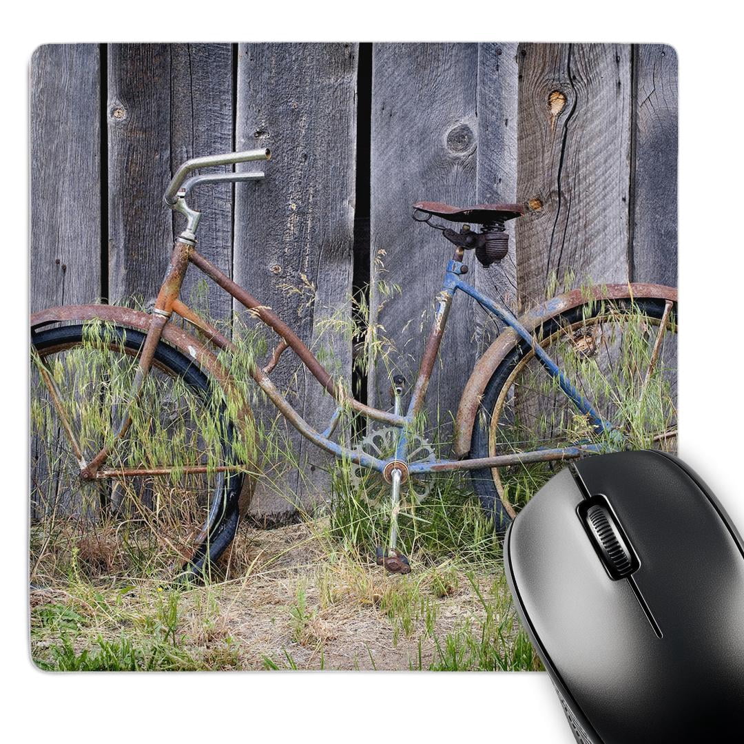 3dRose, Oregon, Bend. Bike against an old farm barn - US38 RER0002 ...