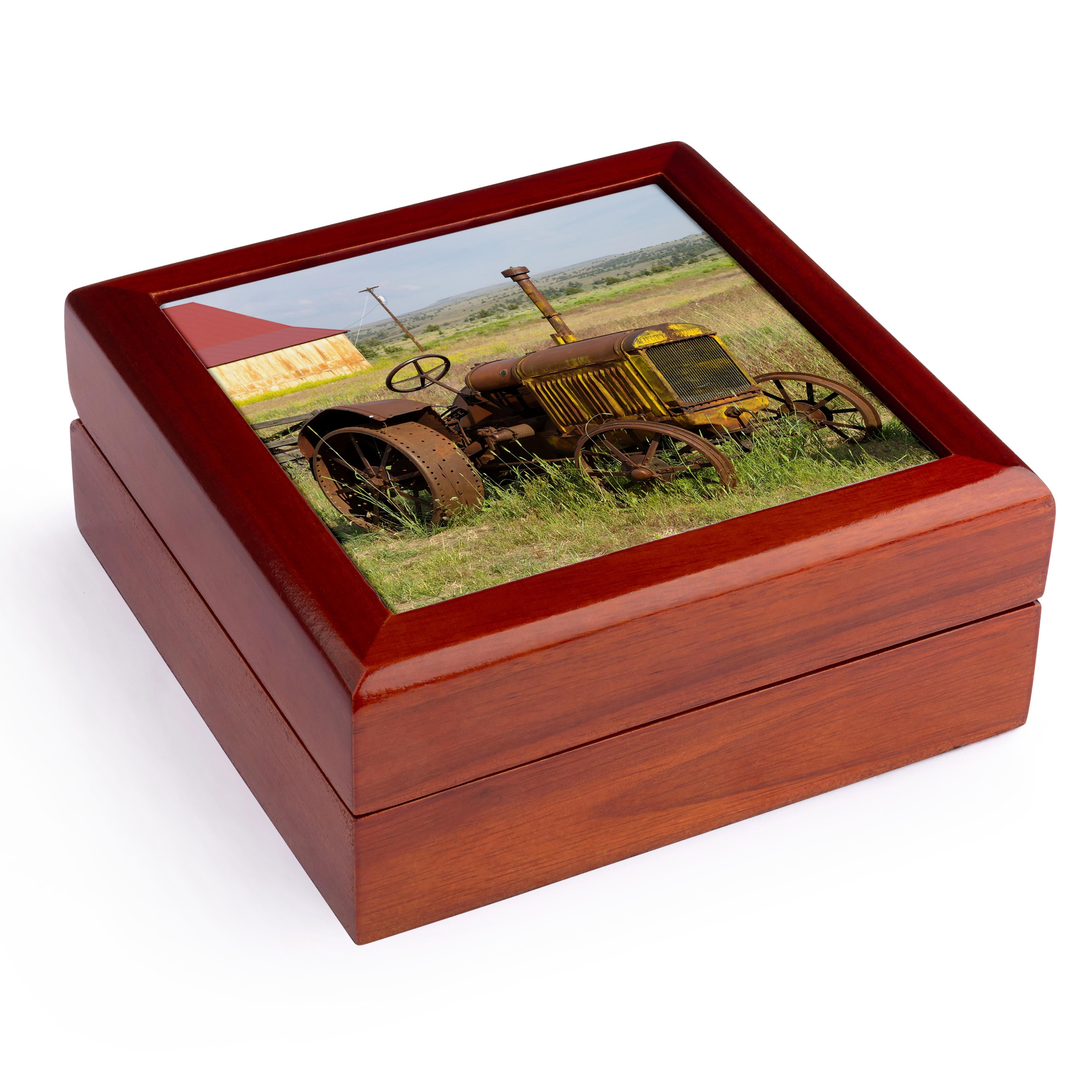 3dRose, Oregon, Shaniko. Rusty vintage tractor in field - US38 BJA0269 ...