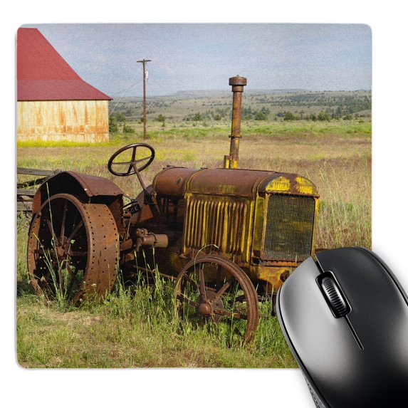 3dRose, Oregon, Shaniko. Rusty vintage tractor in field - US38 BJA0269 ...