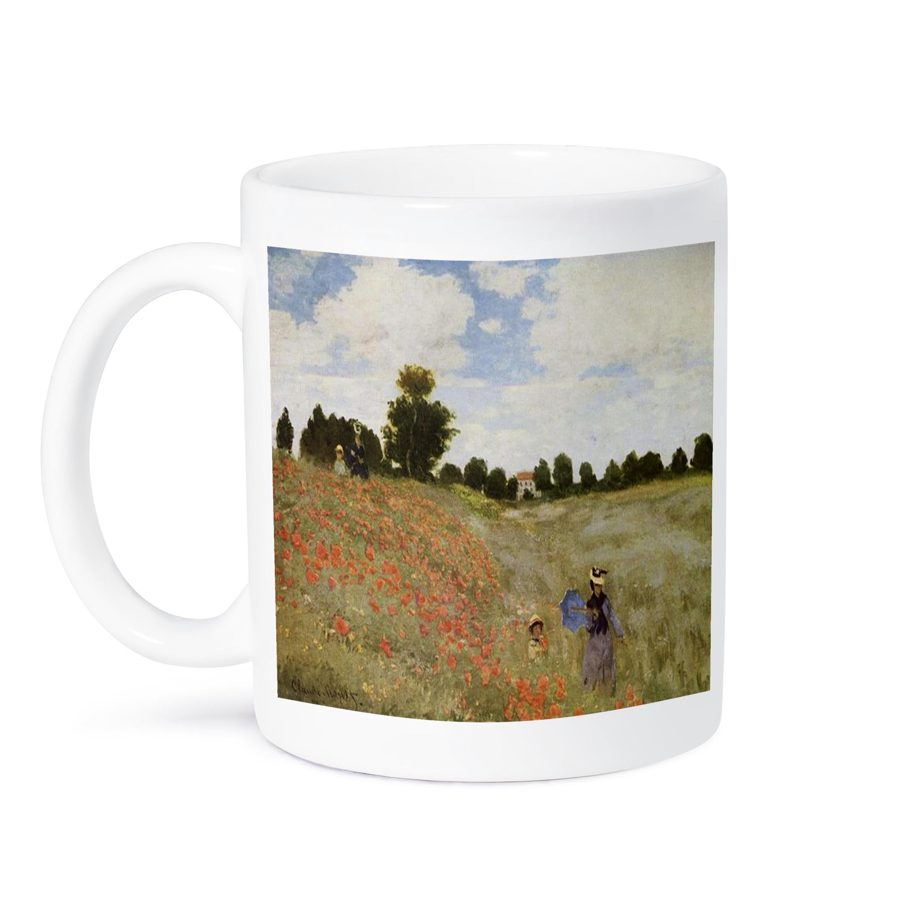 3dRose, Painting Of Poppy Fields By Monet, 15oz Mug - Walmart.com