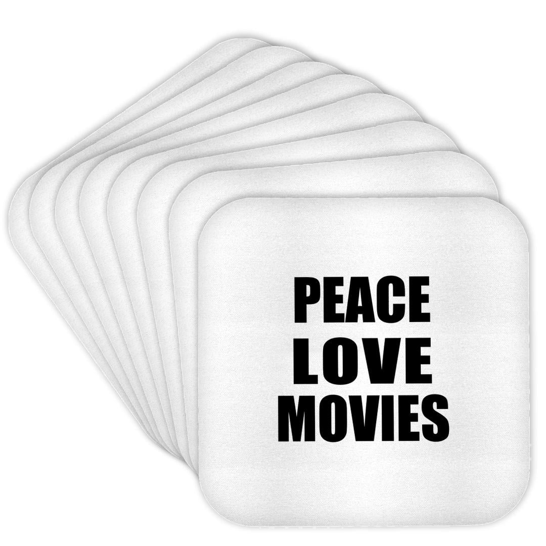 3dRose, Peace Love and Movies - Things that make me happy - movie buff ...