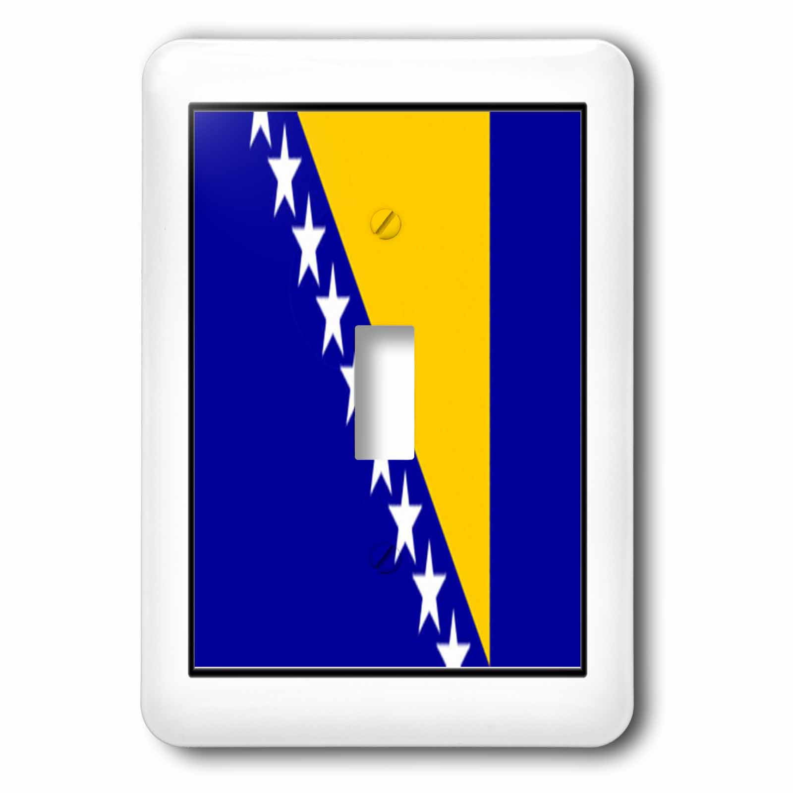 3dRose, Photo Of Bosnia n Herezegovina Flag Button, single toggle ...