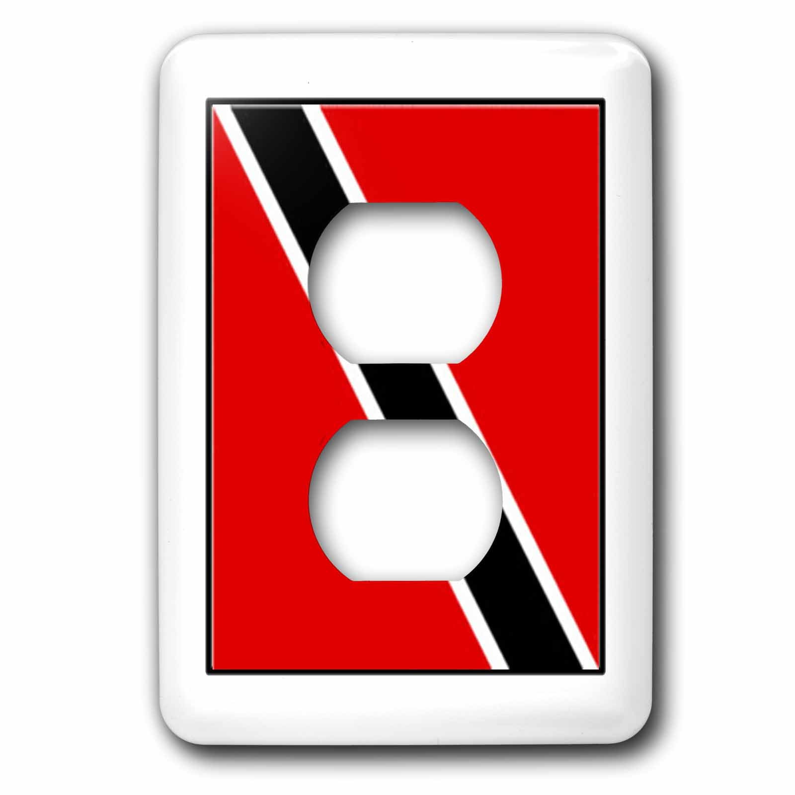 3dRose, Photo Of Trinidad And Tobago Flag Button, 2 plug outlet cover ...