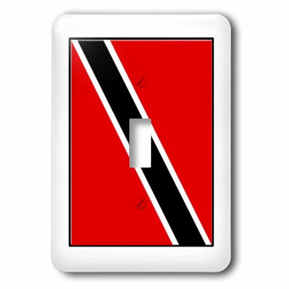 3dRose, Photo Of Trinidad And Tobago Flag Button, single toggle switch ...